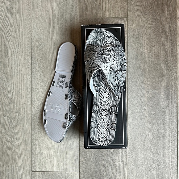Qupid | Shoes | Python Jelly Sandals | Poshmark